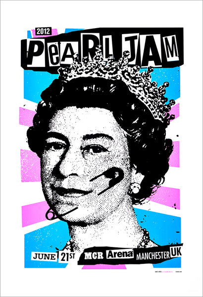 2012 Pearl Jam Manchester Punk Variant – Ames Bros
